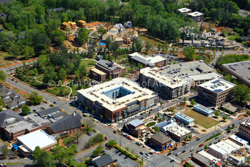 Multi-Family dwellings - Aerial Photography of Atlanta